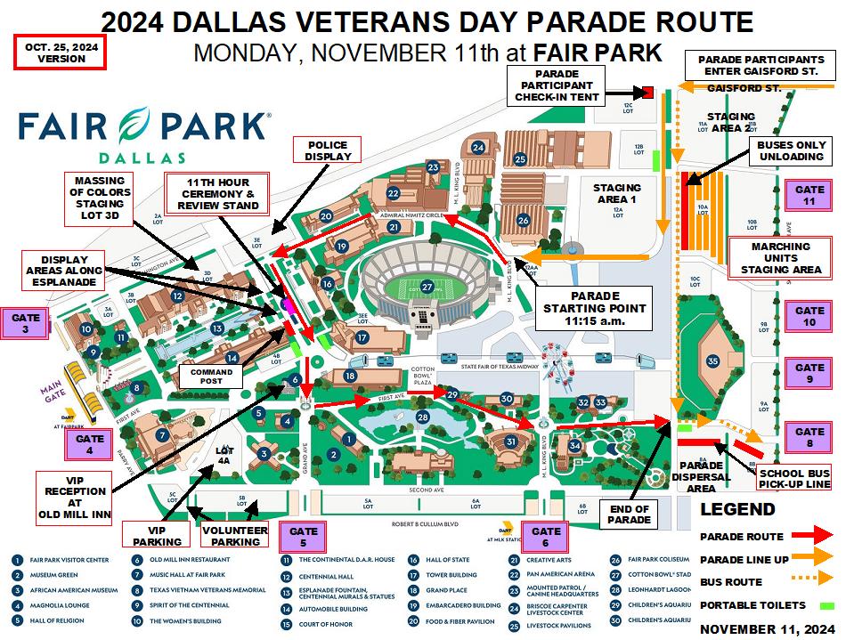 Dallas Veterans Day Parade & Ceremony in Dallas (Texas)